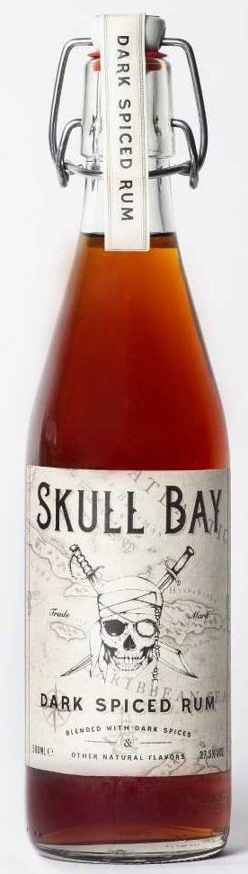 Skull Bay Dark Spiced 37,5% 0,5l 🍺 Velkoobchod s nápoji u Kožaka